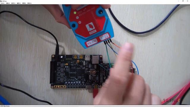 FPGA ZYNQ Video Tutorial - AX7010 AX7020 Tutorial - FPGA Experiment 12_RS422 Experiment