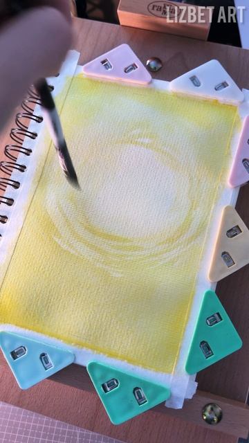 Рисую нелюбимыми цветами акварели😰(ч. 3)#tiktok #shorts #painting #watercolor #lizbet #скетчбук