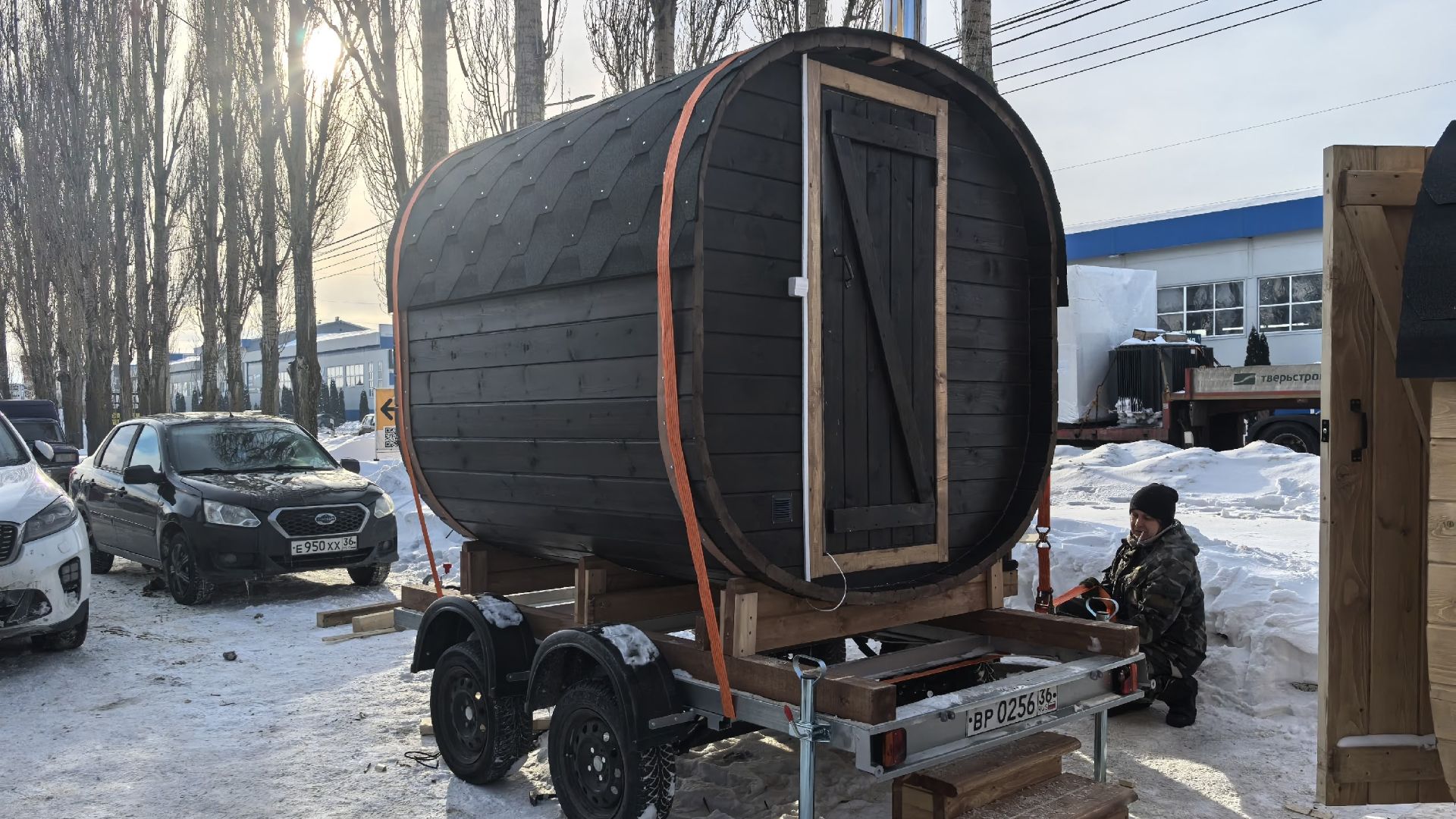 Квадро 2х2 на прицепе - производство  Бани Говоров