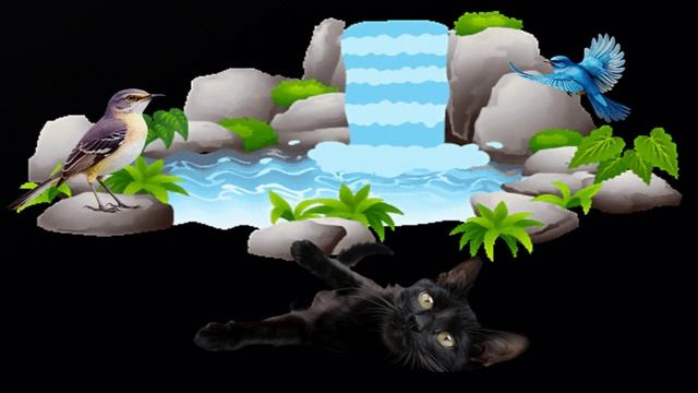 Поют птицы у реки. Звуки птиц и шум реки