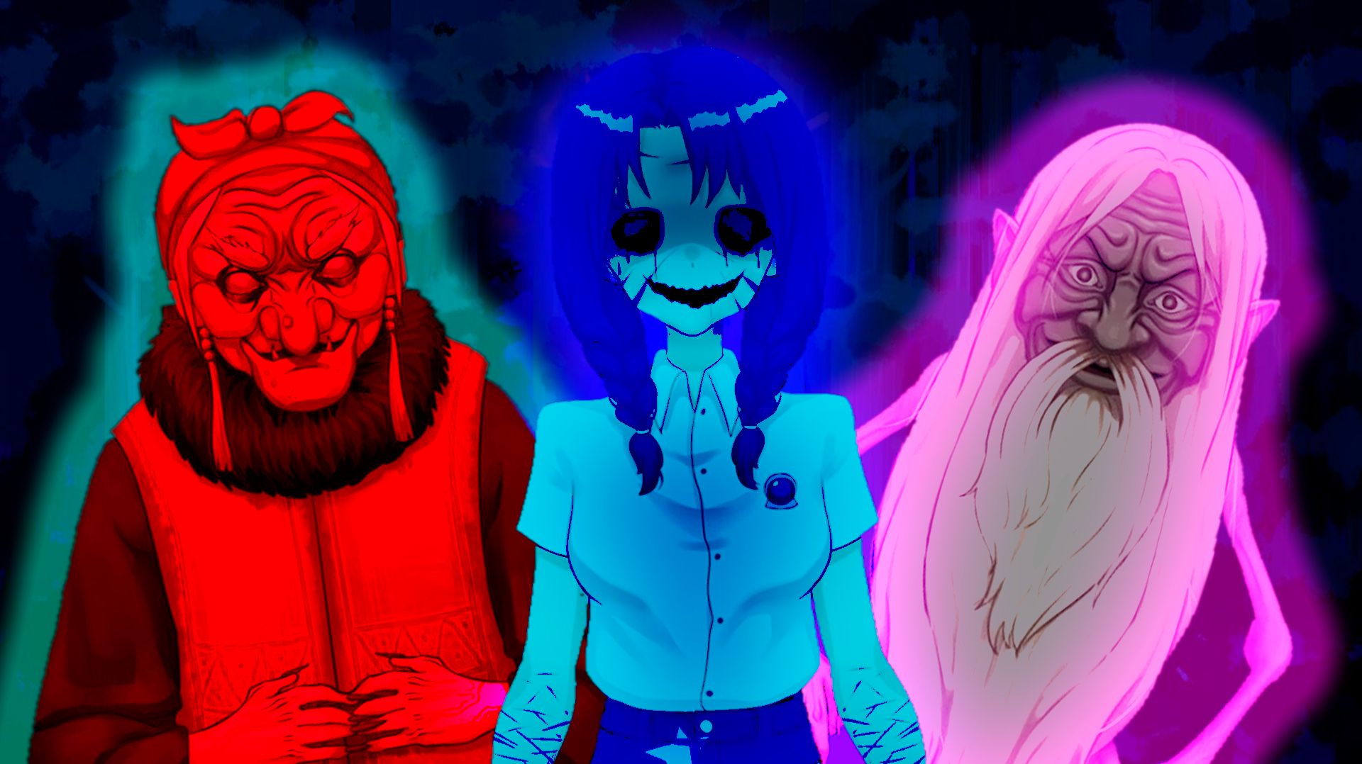 Аука, Баба Яга и (Пред)банник женят тебя на девочке без глаз. Прохождение Королевская ночь #6