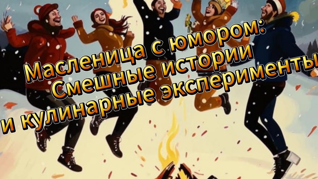 Масленица – Смешные истории и кулинарные эксперименты. Веселье, сани, горки. Блины, гулянья. Стихи.