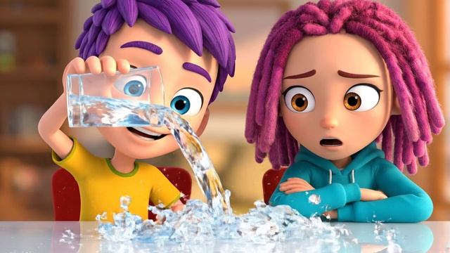 Этот мальчик превращает воду в искусство 💧✨