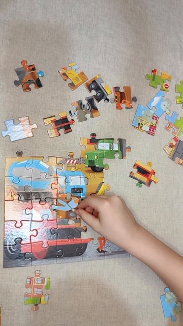 Собираем пазлы с транспортом и стройкой