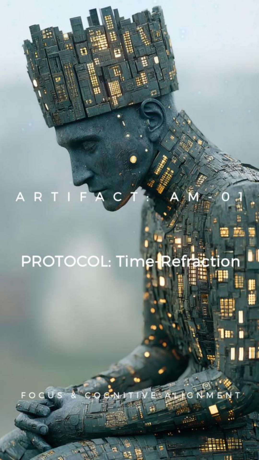 Time Refraction — 8K Ambient Experience [AM-01]  #Shorts #scifiambientmusic #scifiambient
