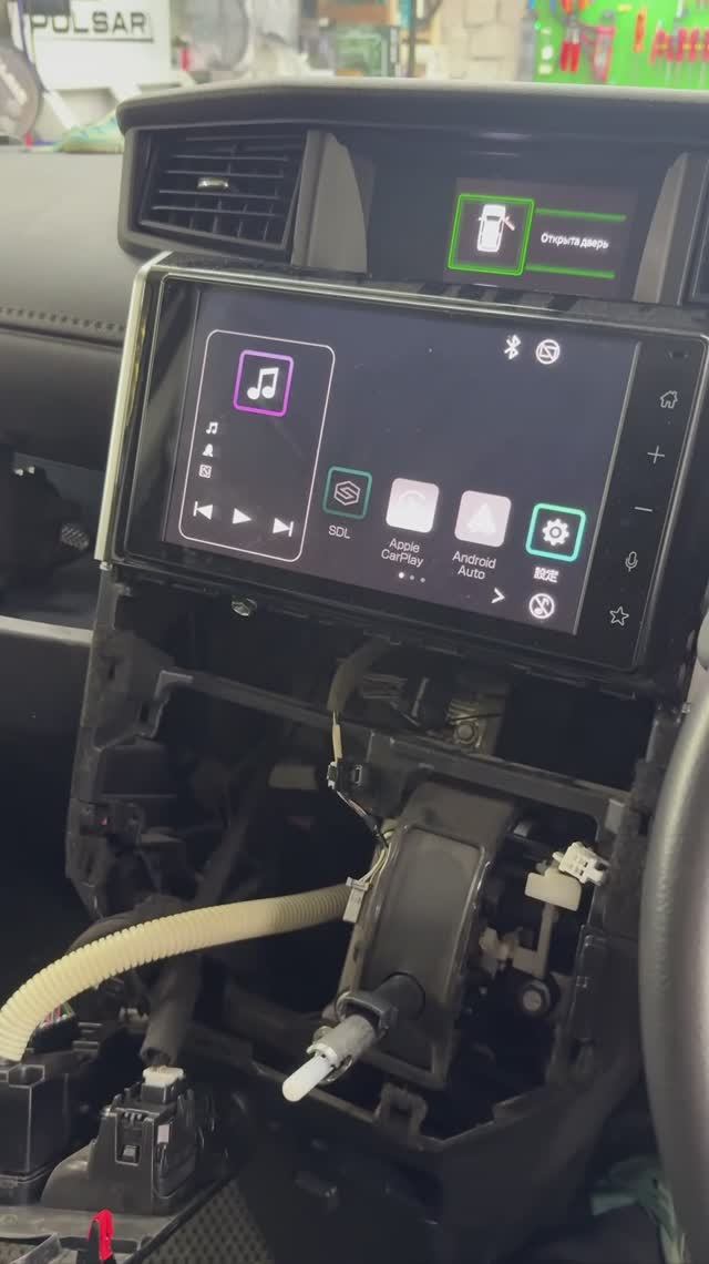Инструкция  Как снять магнитолу Pioneer на Toyota Roomy (Рестайлинг)  “Daihatsu 86180-B1270”