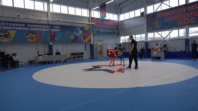 Новокубанск 2026г. Вес 32 кг. Борьба за бронзу Климов Адам (Новокубанск)-Саидов Рамзан (Лабинск)