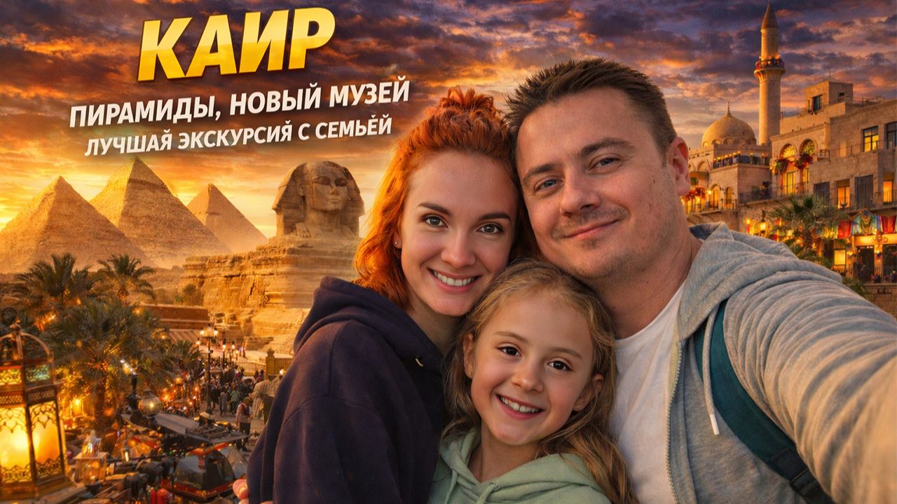 Экскурсия в Каир из Хургады: ШОК от Пирамид Внутри и Нового Музея 😱 | Часть 3 | Египет 2026