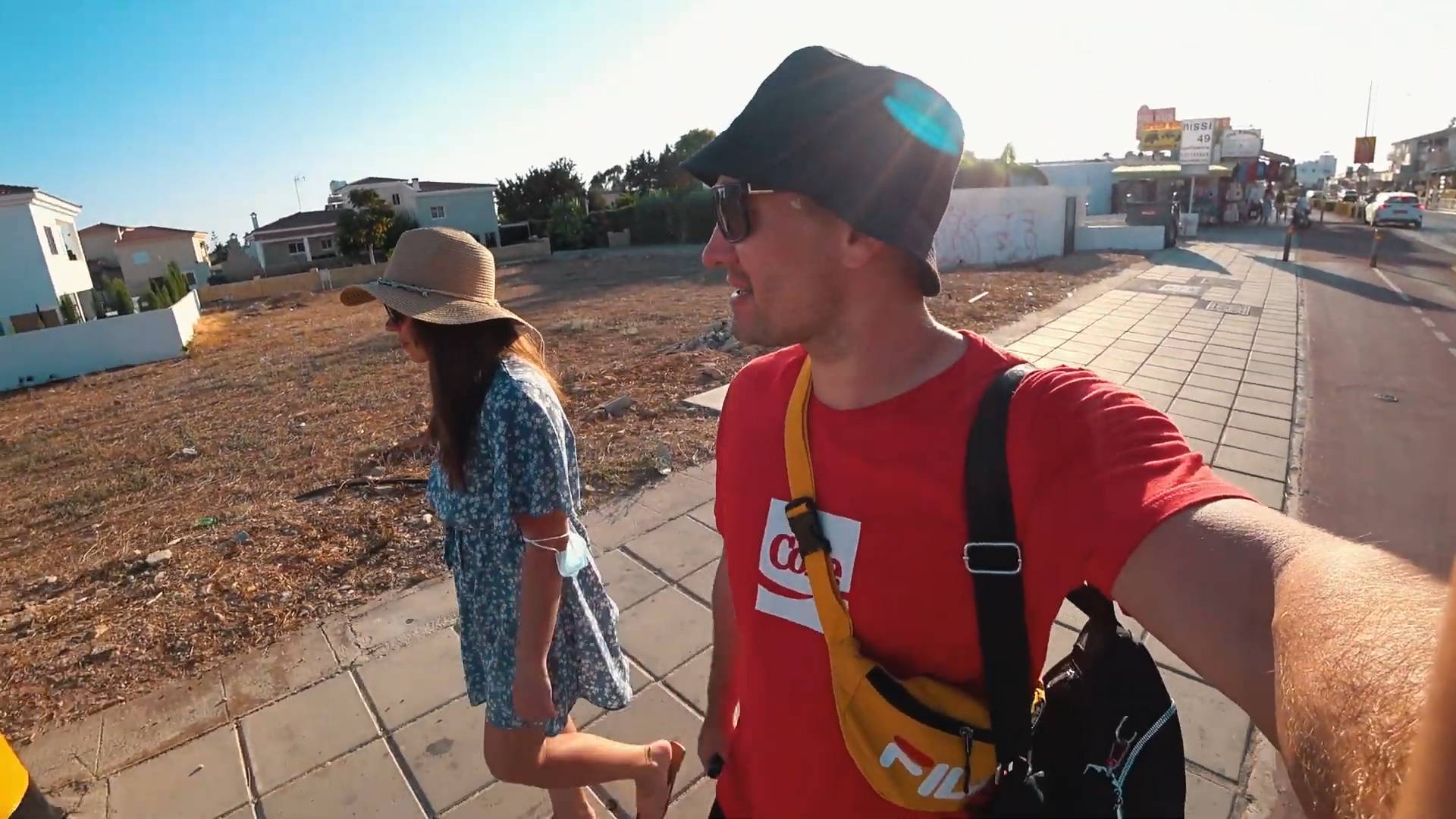 Кипр Айя Напа. Едем в такси на пляж Нисси. Сходили на выступление Майкла Джексона и в клуб Encore