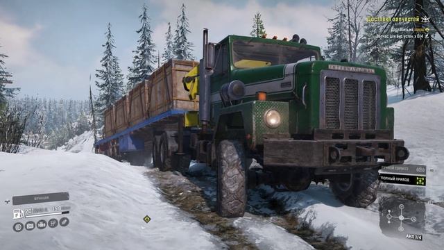 прохождение Snowrunner Аляска (США) часть 11 без комментариев