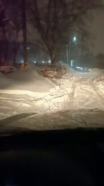 Зима 2026 г. парковка