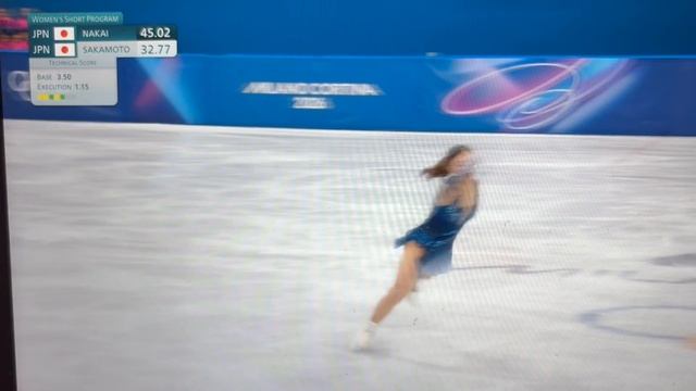 Каори Сакамото. Короткая программа 17.02.2026 в Милане