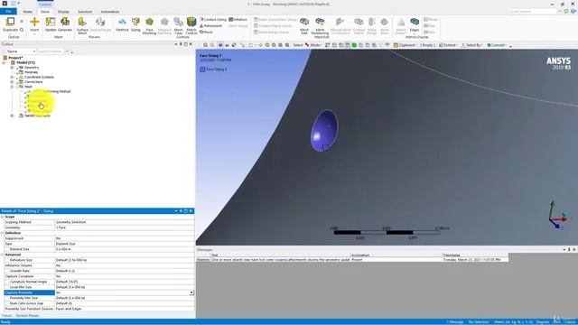 Effect of Bump on Separation on Inner Part of Mixing Elbow