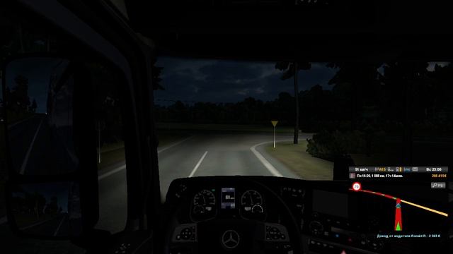 22) Euro Truck Simulator 2 3км+ Комнатные цветы (3т) (1274км) - 829км Вильнюс (LT) - Кассель (D)