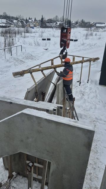 Строительство дома в лютый мороз