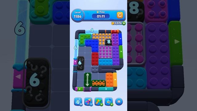 Color Block Jam 1186 Уровень