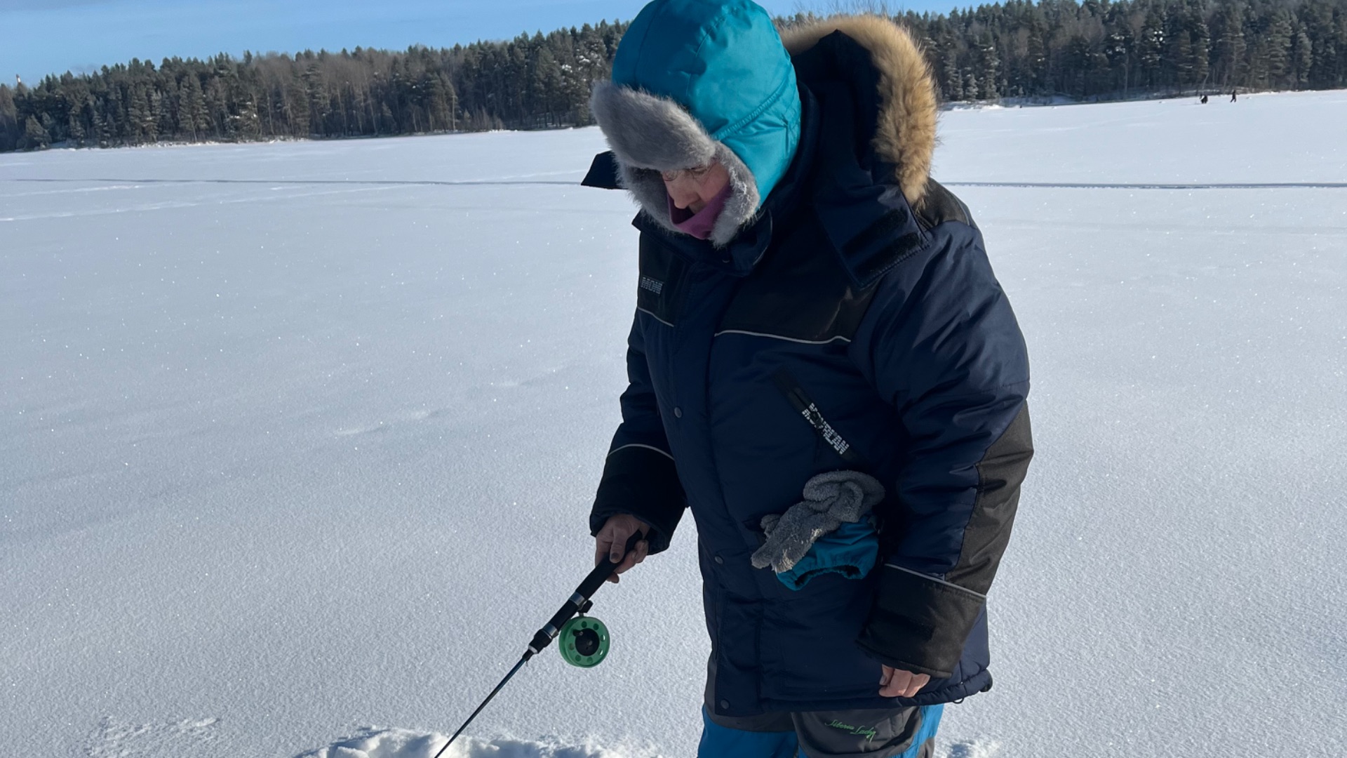 Карелия. Дача. Зимняя рыбалка