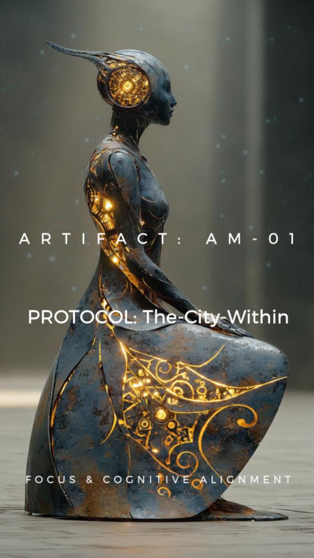 The City Within — 8K Ambient Experience [AM-01] #Shorts #scifiambientmusic #scifiambient