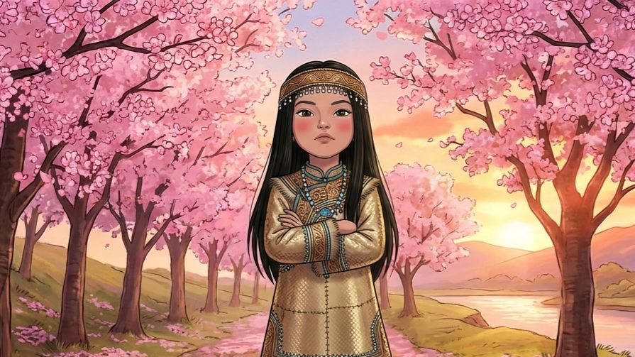 Айога 9+ мультик на английском нанайская народная сказка Ayoga Nanai fairy tale in English