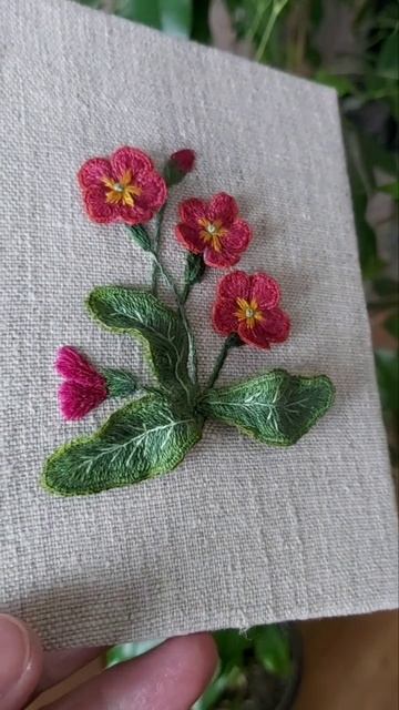 МК "Примула", объемная гладь