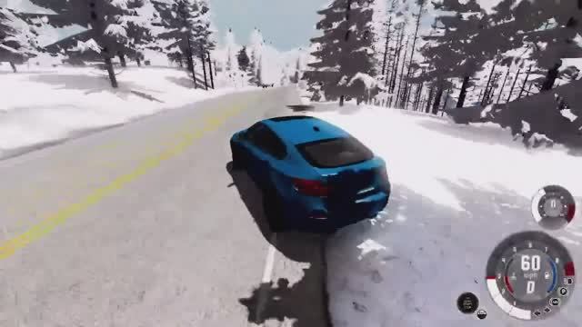 зима в BEAMNG DRIVE
