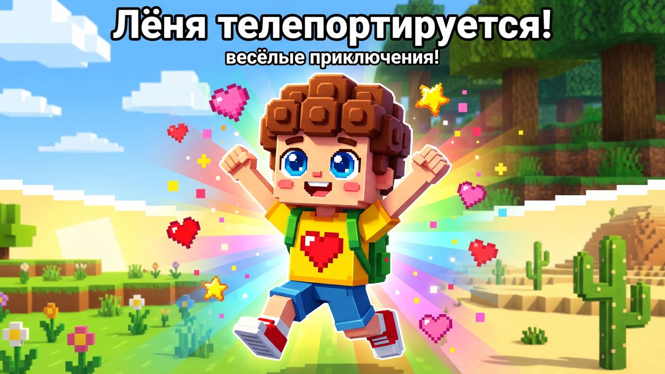 Лёня путешествует по миру! Телепорт-приключения 💫