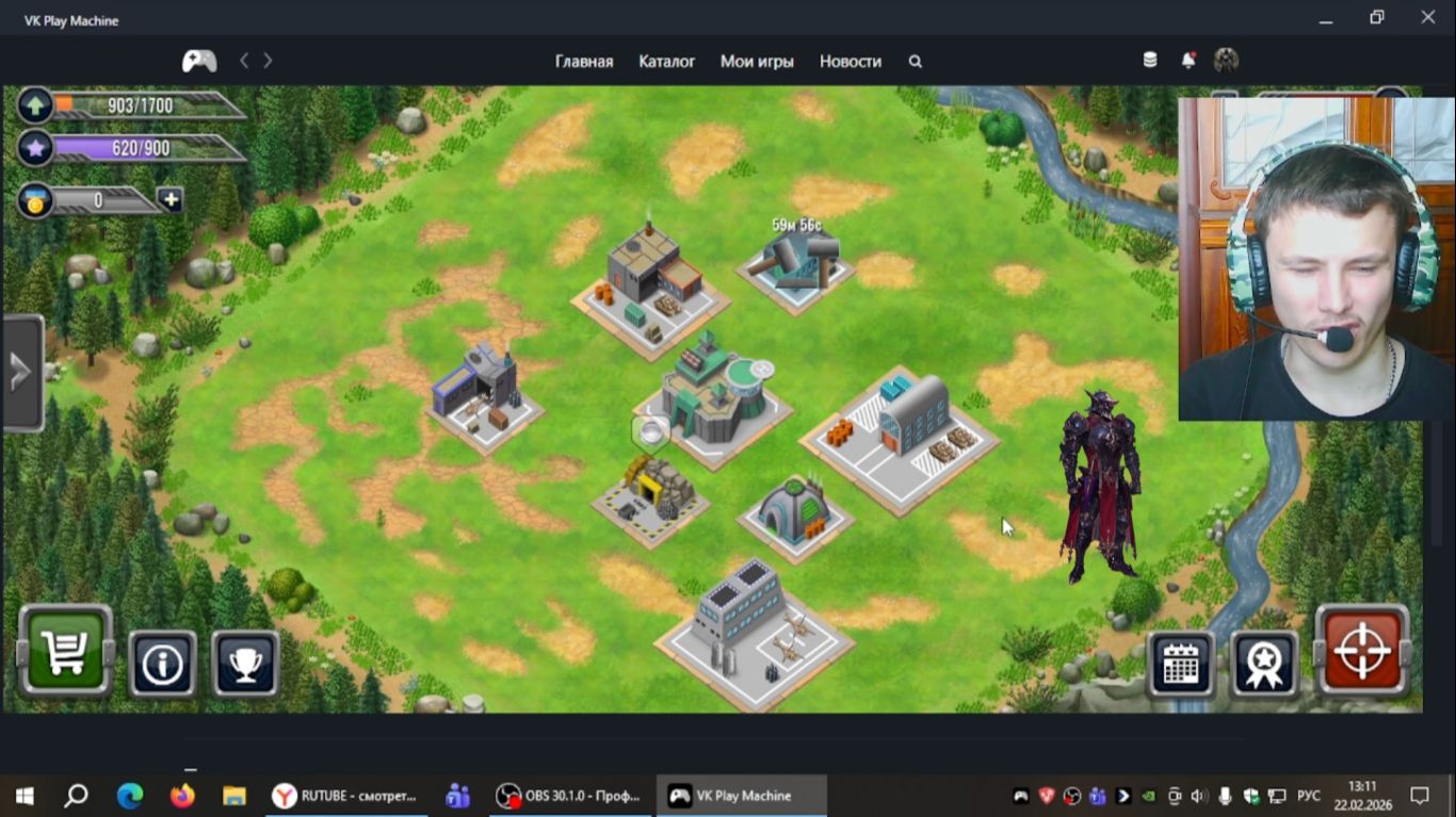 тёмный рыцарь накопил на ракетный ангар и поставил его в тактике войны. 7 серия.