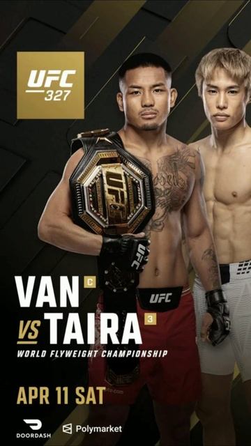 Ван VS Тайра 11.04.2026 #shorts #джошуаван #тацуротайра #вантайра #ufc327