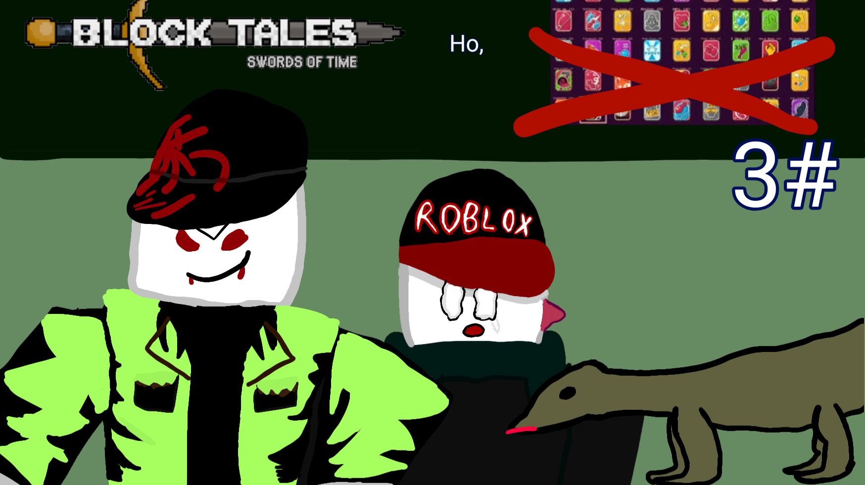 3#:Прохождение Block tales без карточек! 
| Roblox | Block tales |