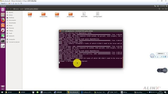 FPGA ZYNQ Video Tutorial - AX7010 AX7020 Tutorial - Linux Experiment 09 Using the Debian Desktop Sys