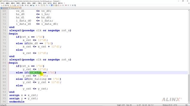 FPGA ZYNQ Video Tutorial - AX7010 AX7020 Tutorial - FPGA Experiment 15_HDMI Character Display Experi