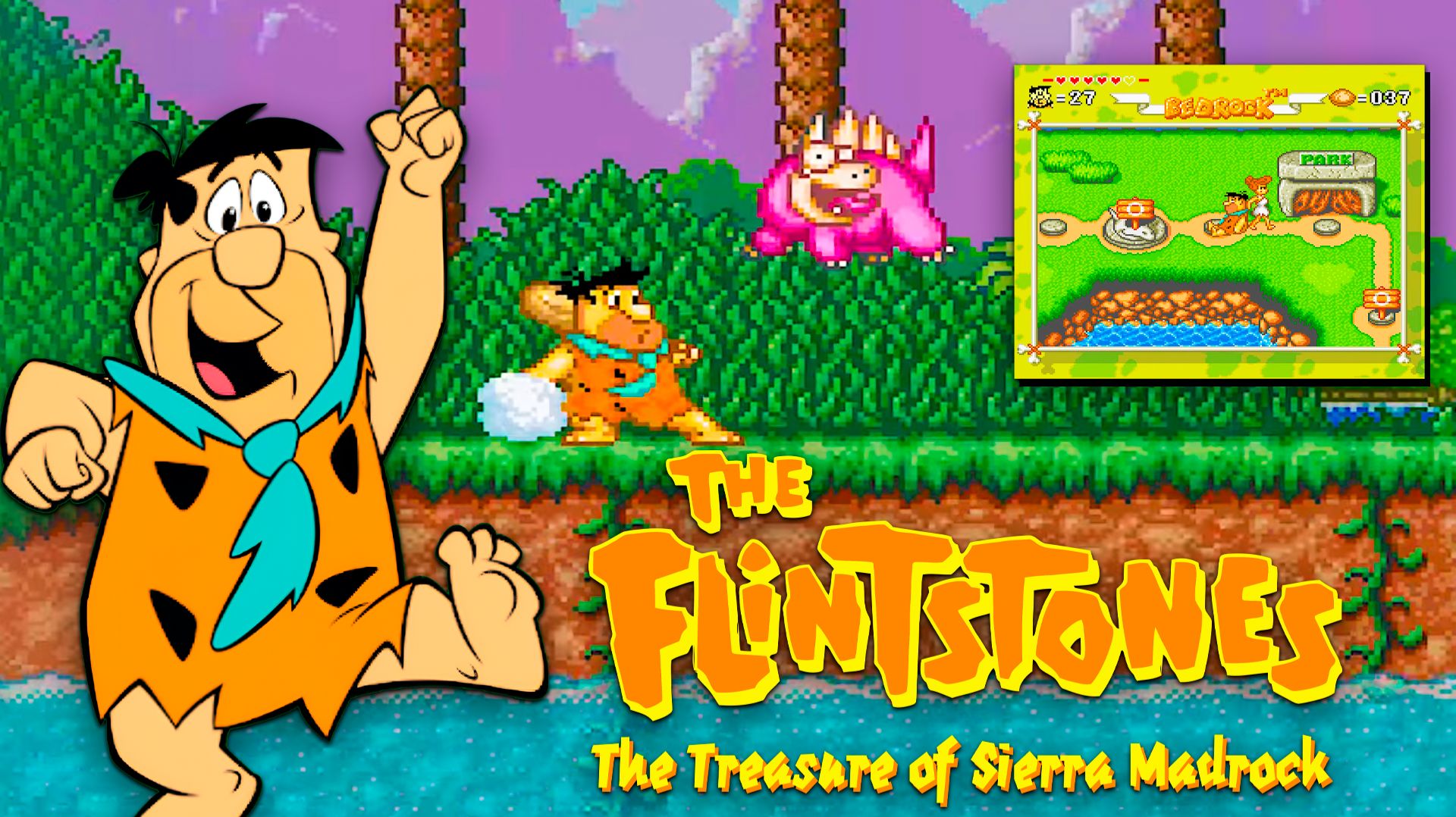 Как мужики сокровище искали | Flintstones The Treasure of Sierra Madrock SNES