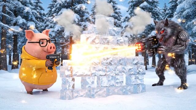 "Лёд против Лазера: Кто кого? 🧊🔫",