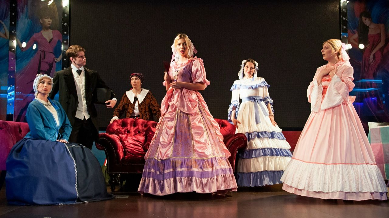 Эскиз пьесы А. Островского "Праздничный сон до обеда".