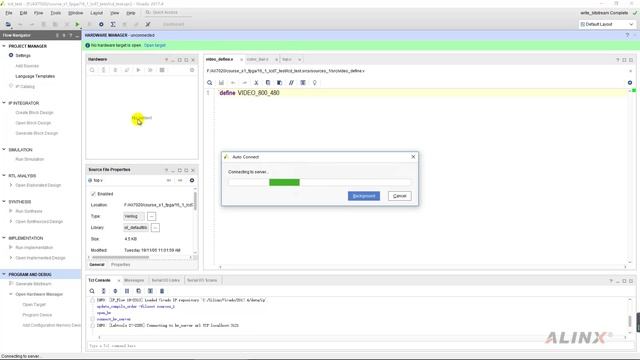 FPGA ZYNQ Video Tutorial - AX7010 AX7020 Tutorial - FPGA Experiment 17-inch LCD Screen Display Exper