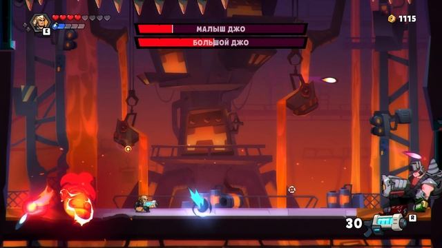 blast brigade vs. dr. cread прохождение # 28 битва с малыш джо и большой джо
