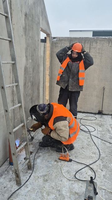 Сборка дома из жб панелей