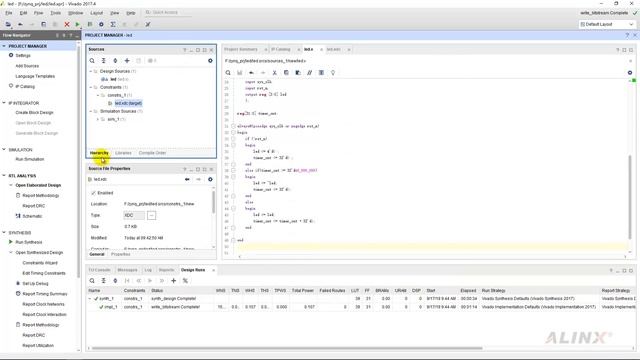 FPGA ZYNQ Video Tutorial - AX7010 AX7020 Tutorial - FPGA Experiment 02_Vivado First Experience LED P