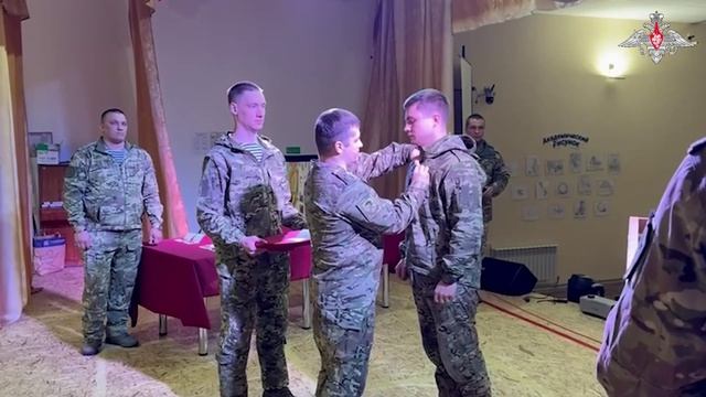 Награждение военнослужащих ВДВ ГрВ «Днепр»