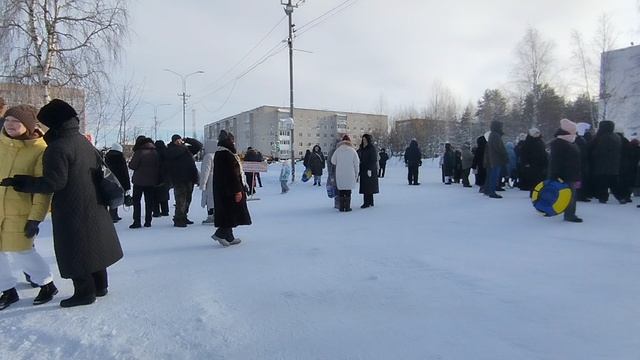 Масленица снимаю ролик 2