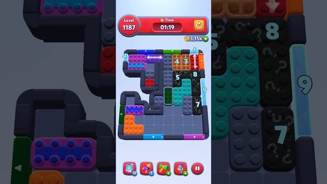 Color Block Jam 1187 Уровень