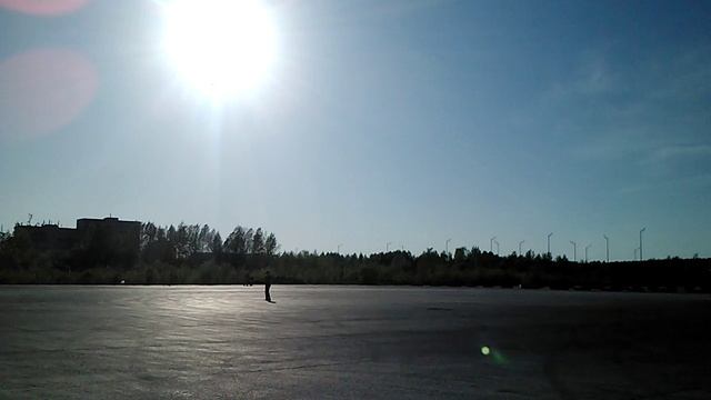 Тестовый полёт Genesis 1000 мм ,винт 250*150мм  .