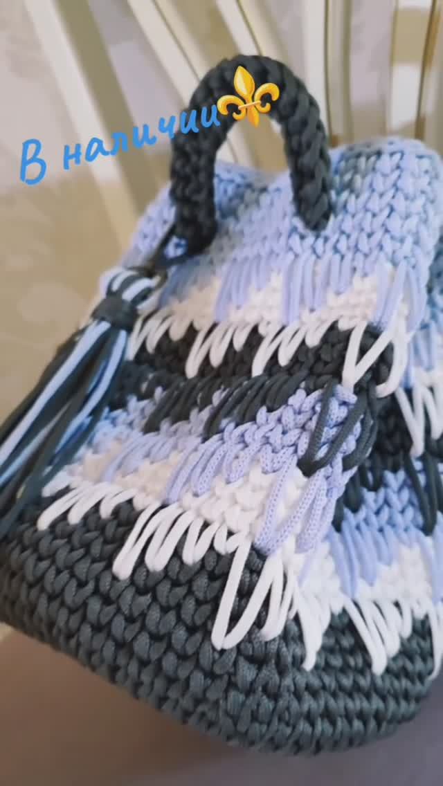 Рюкзак ДениМ 🎒 крючком👀
