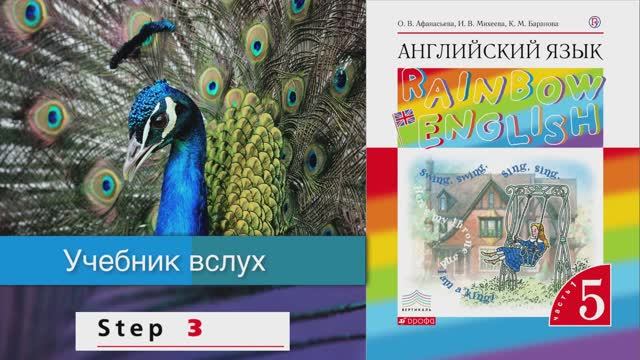 Rainbow English 5-1, Step 3, английский язык 5 класс ч.1, Афанасьева