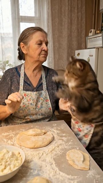 «Кулинарная Битва Бабушка против Кота«