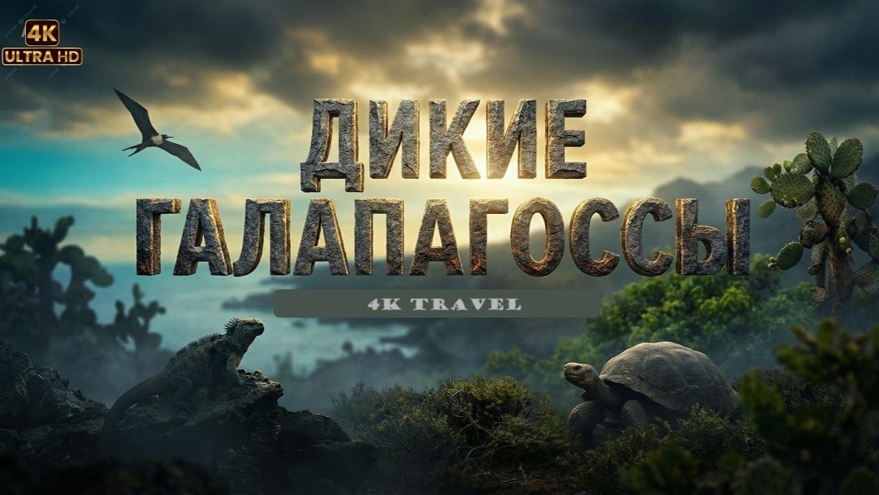 ГАЛАПАГОССКИЕ ОСТРОВА (Галапагосы) 4K | Документальный фильм | Дикая природа.