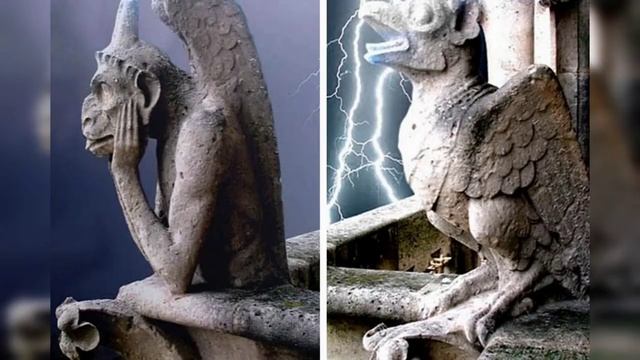 ГАРГУЛЬИ БЫЛИ ЖИВЫМИ. Окаменевшие химеры на соборах. Почему у них такая детальная анатомия