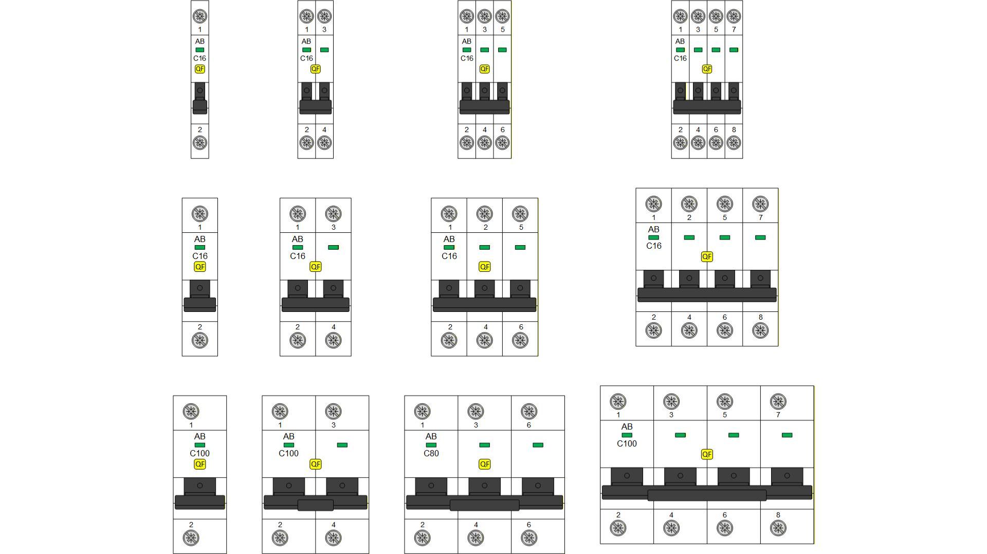 Модульные автоматические выключатели TimVisio.