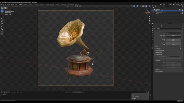 12. Lets render our Asset in Blenders Cycles