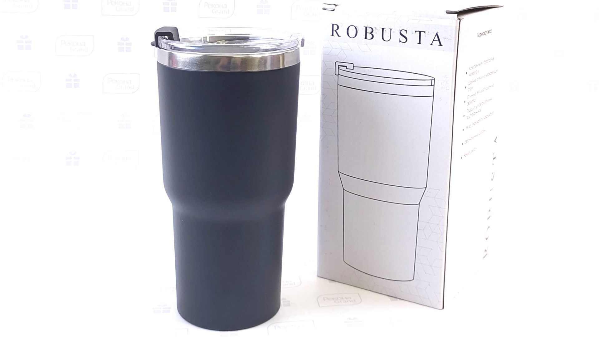 Термокружка ROBUSTAS черная